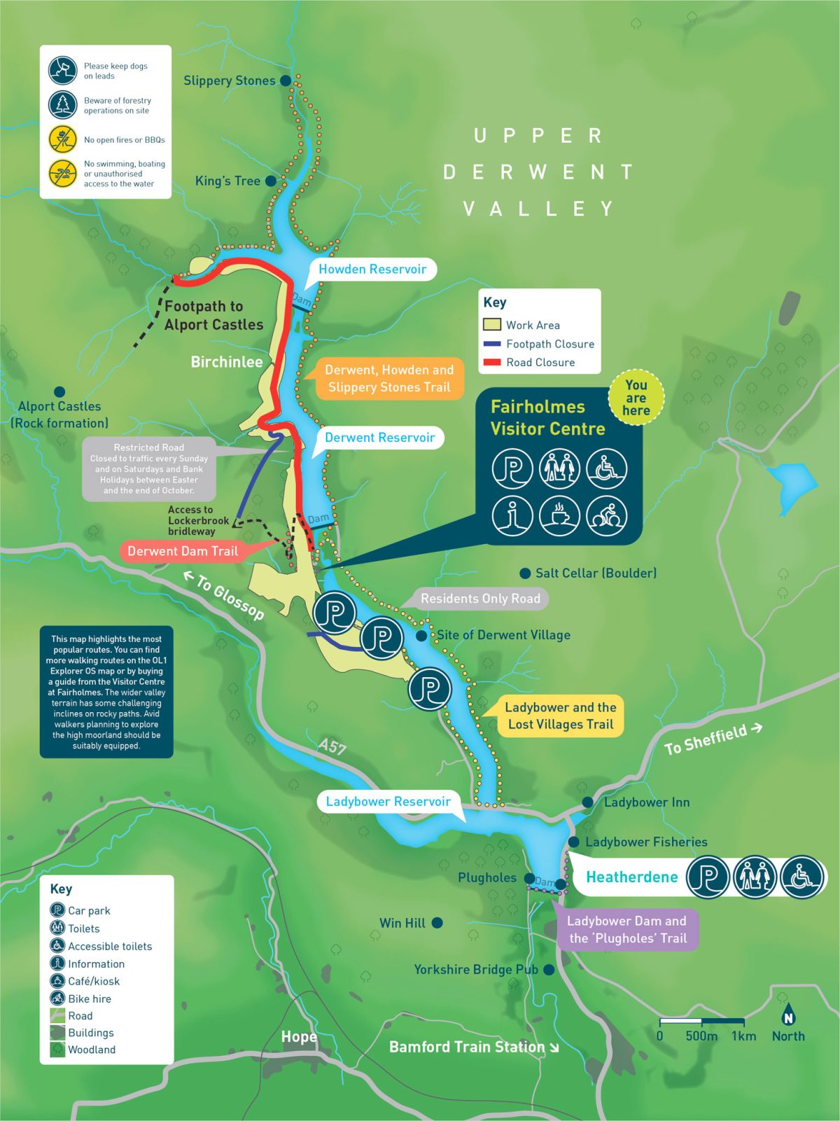 Upper Derwent Valley cycle loop closed for up to three months • Peaks ...