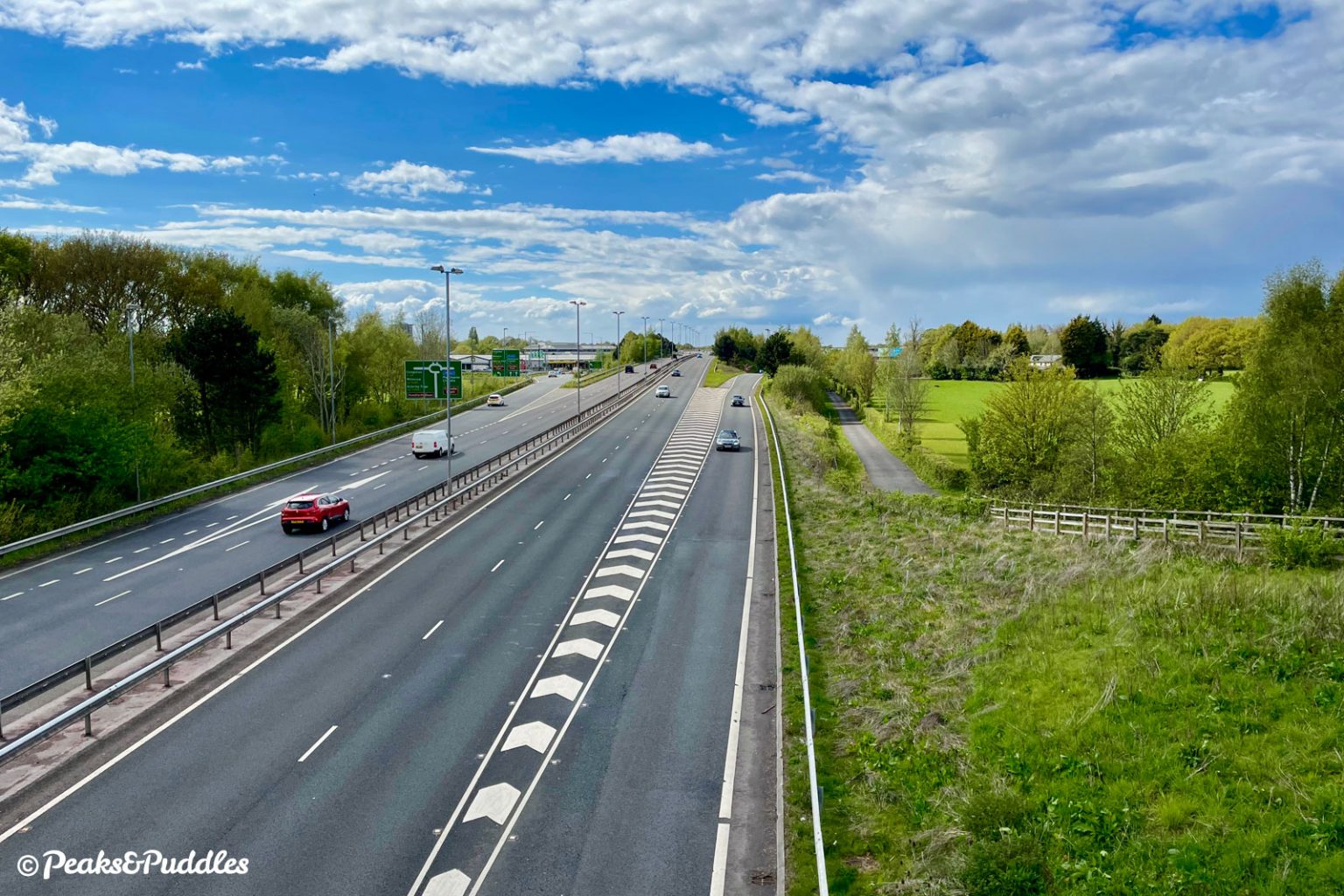 A555 Hazel Grove to Manchester Airport cycle route guide • Peaks ...