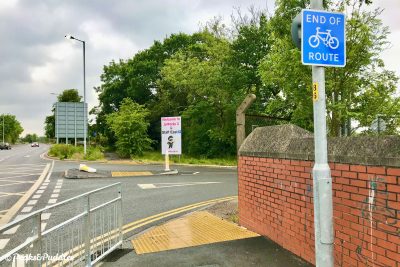 Manchester Airport Orbital Cycleway cycle route guide • Peaks & Puddles ...