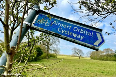 Manchester Airport Orbital Cycleway cycle route guide • Peaks & Puddles ...