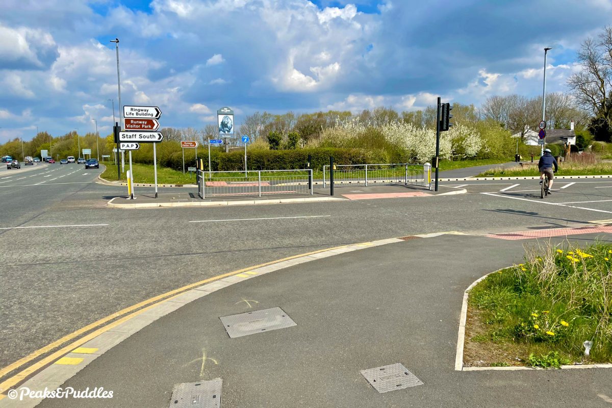 Manchester Airport Orbital Cycleway cycle route guide • Peaks & Puddles ...